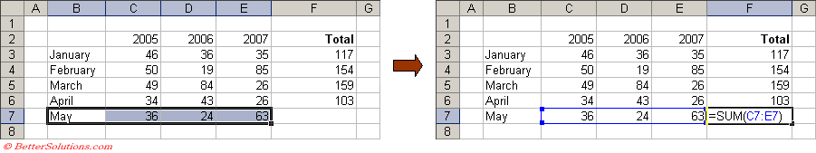 Excel Formulas Automatic Expansion