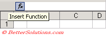 Excel Functions Inserting
